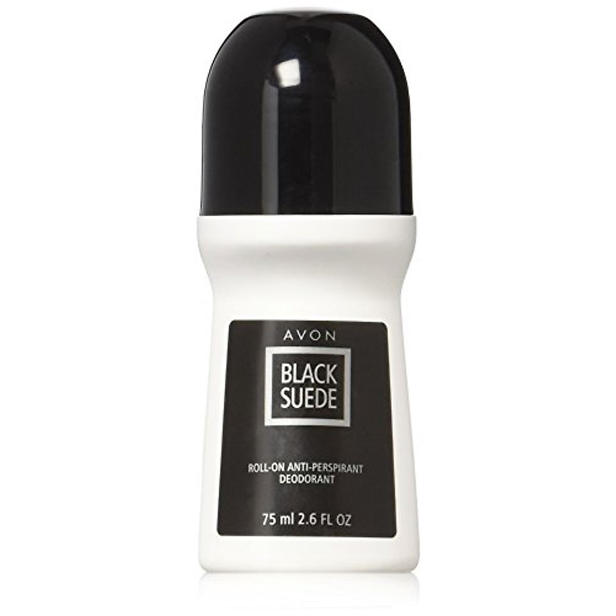 Set of 4 Avon Black Suede Roll-On Anti-Perspirant Deodorant Rolls