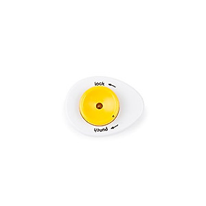 Fox Run Hard Boiled Egg Piercer, with Safety Lock Feature, White