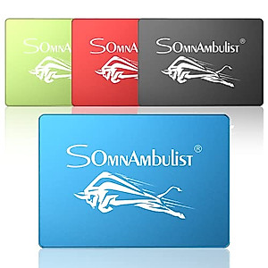 Somnambulist 2.5 inch SATA SSD120GB 240GB 60GB SATA3 Internal Ssd Solid State Hard Drive (Blue Cow-60GB)