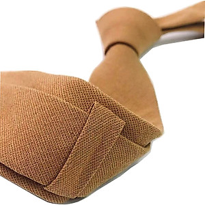 Mantieqingway Men's Skinny Tie Solid Color Neckties 2.56'' Casual Business Ties for Daily Dress, Business, Weddings, Groom, Groomsmen, Missions, Dances, Gifts