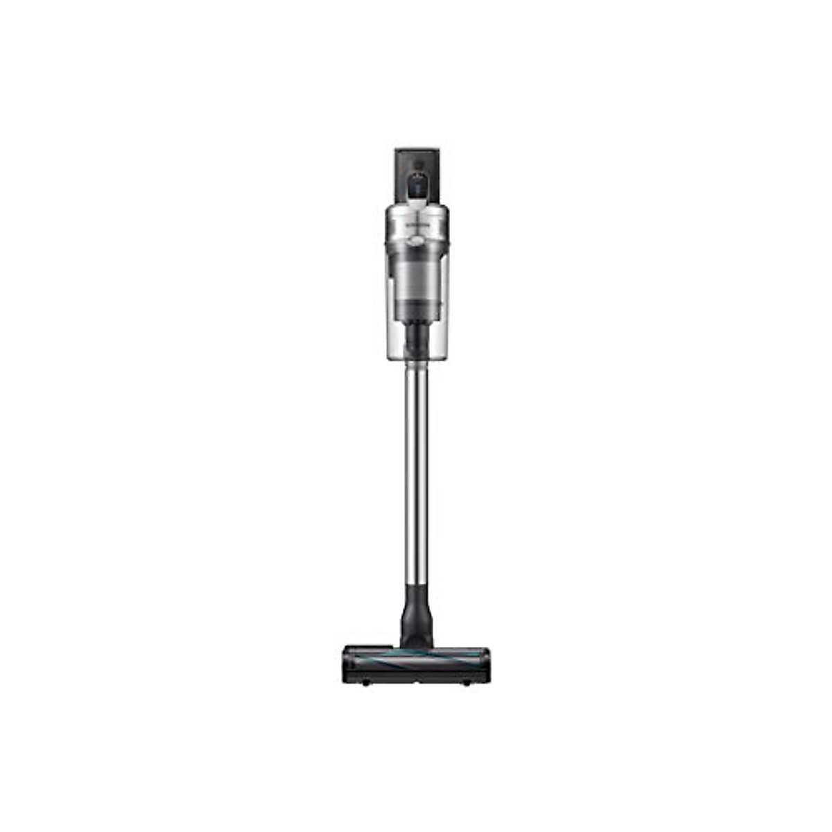 Samsung Jet 90 Cordless Stick Vacuum Long Lasting Battery and 200 Air Watt Suction Power, Complete with Telescopic Pipe, Titan Silver