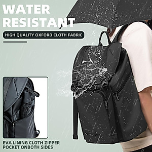 HIMZ WARRIOR Backpack, Laptop Bag for 15.6 Inch Computer, Water Resistant Bookbag for College Travel, Women Men (Blue)