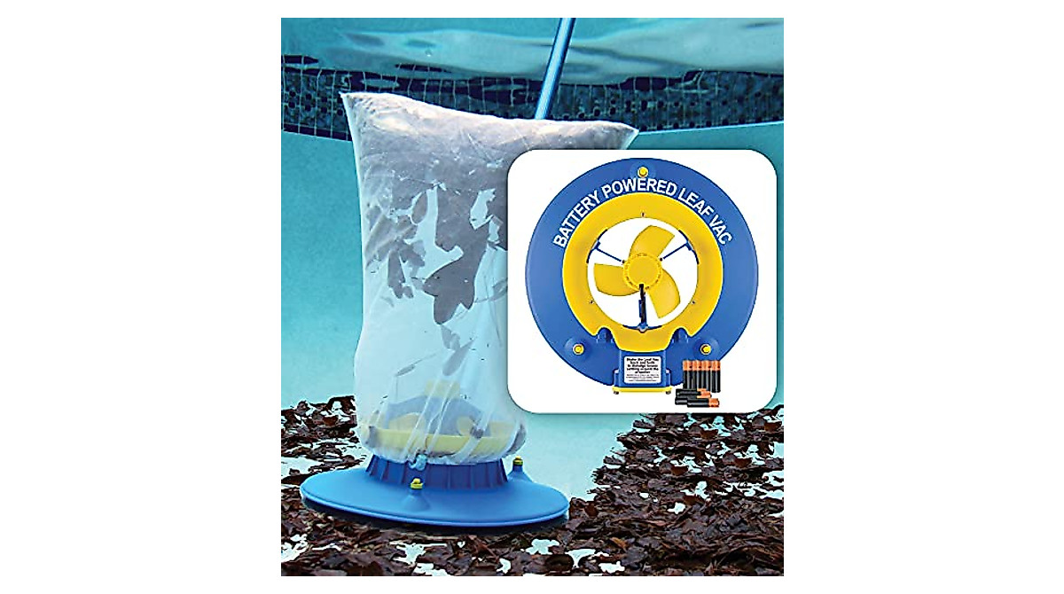 Pool Blaster Leaf Vac - Cordless Pool Leaf Skimmer & Vacuum