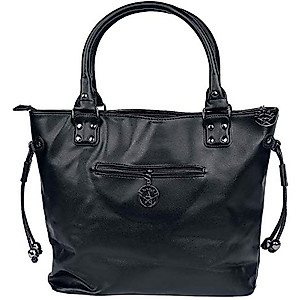 Lost Queen Women's Black Vespera Embossed Bag