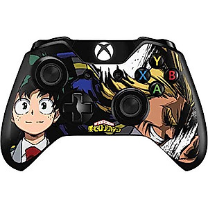 Skinit Decal Gaming Skin compatible with Xbox One Controller - Officially Licensed Funimation All Might and Deku Design
