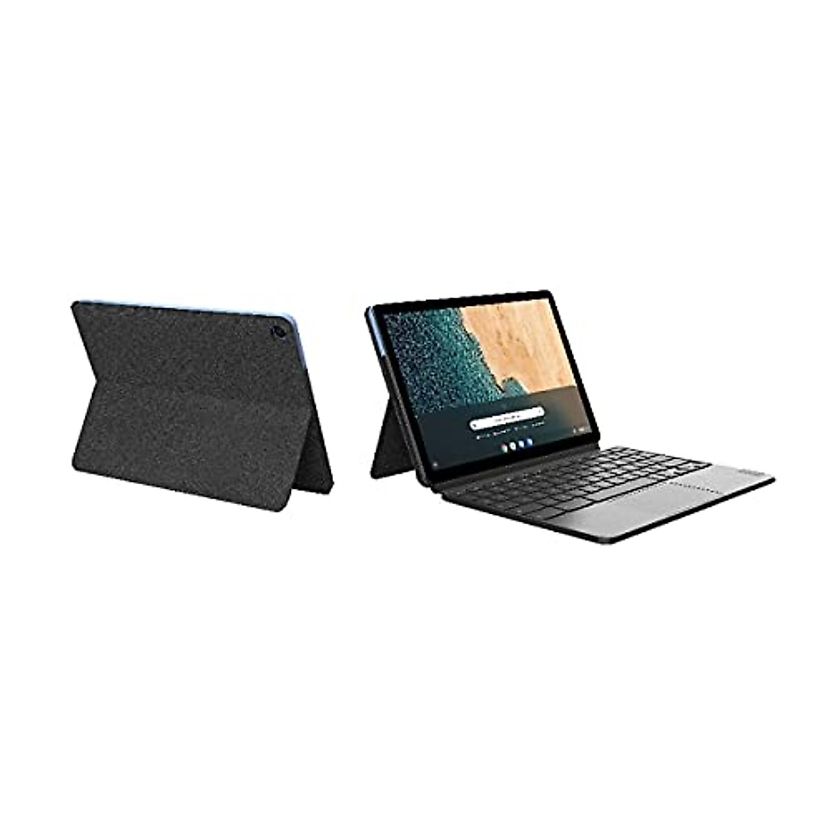 Lenovo Duet 2-in-1 Chromebook, 10.1" FHD (1920 x 1200) Touchscreen, Laptop or Tablet Mode, USI Pen Included, 4GB RAM, 128GB Storage, Integrated Graphics, Chrome OS, ZA6F0075US, Ice Blue + Iron Grey