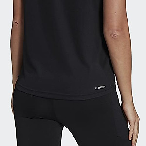 adidas womens Small Logo Tee Black/White Medium