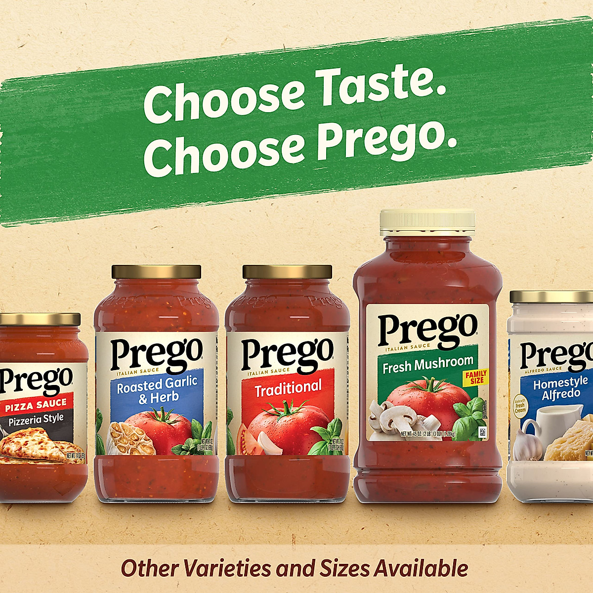 Prego Chunky Garden Combo Pasta Sauce, 23.75 Oz Jar
