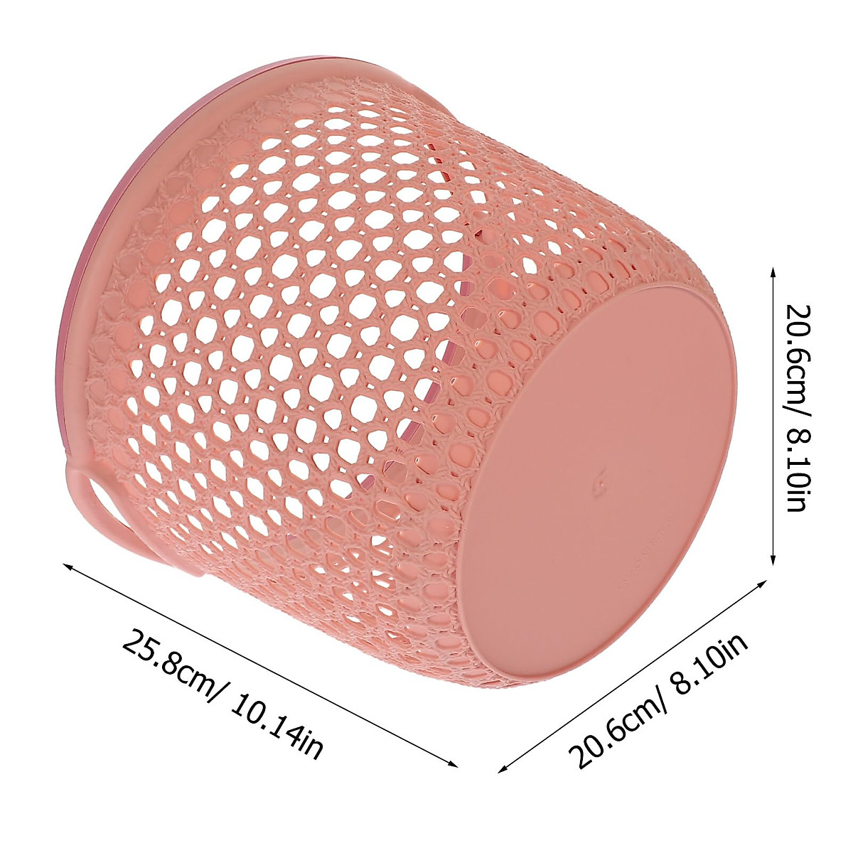 HOLIDYOYO Flexible Laundry Baskets, Hollow Plastic Laundry Hamper with Handles Round Clothes Washing Bins Sundries Organizer for College Dorm Laundry Room