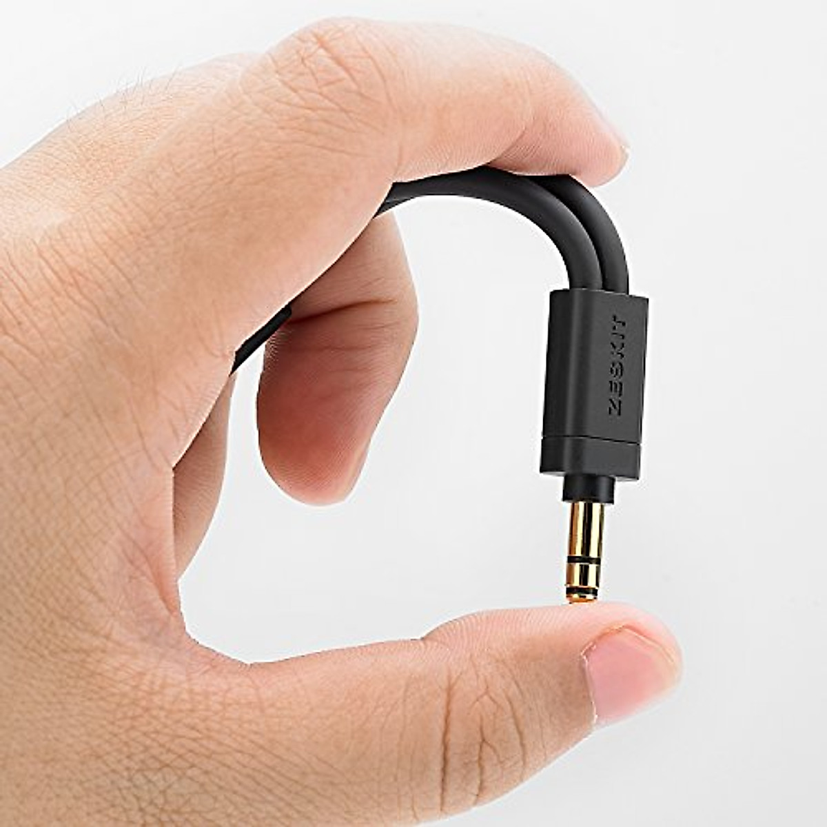 Zeskit 3.5mm Jack Stereo Audio Splitter Y Cable for Connecting 2 Earphones Headphones to iPhone iPad Switch and More