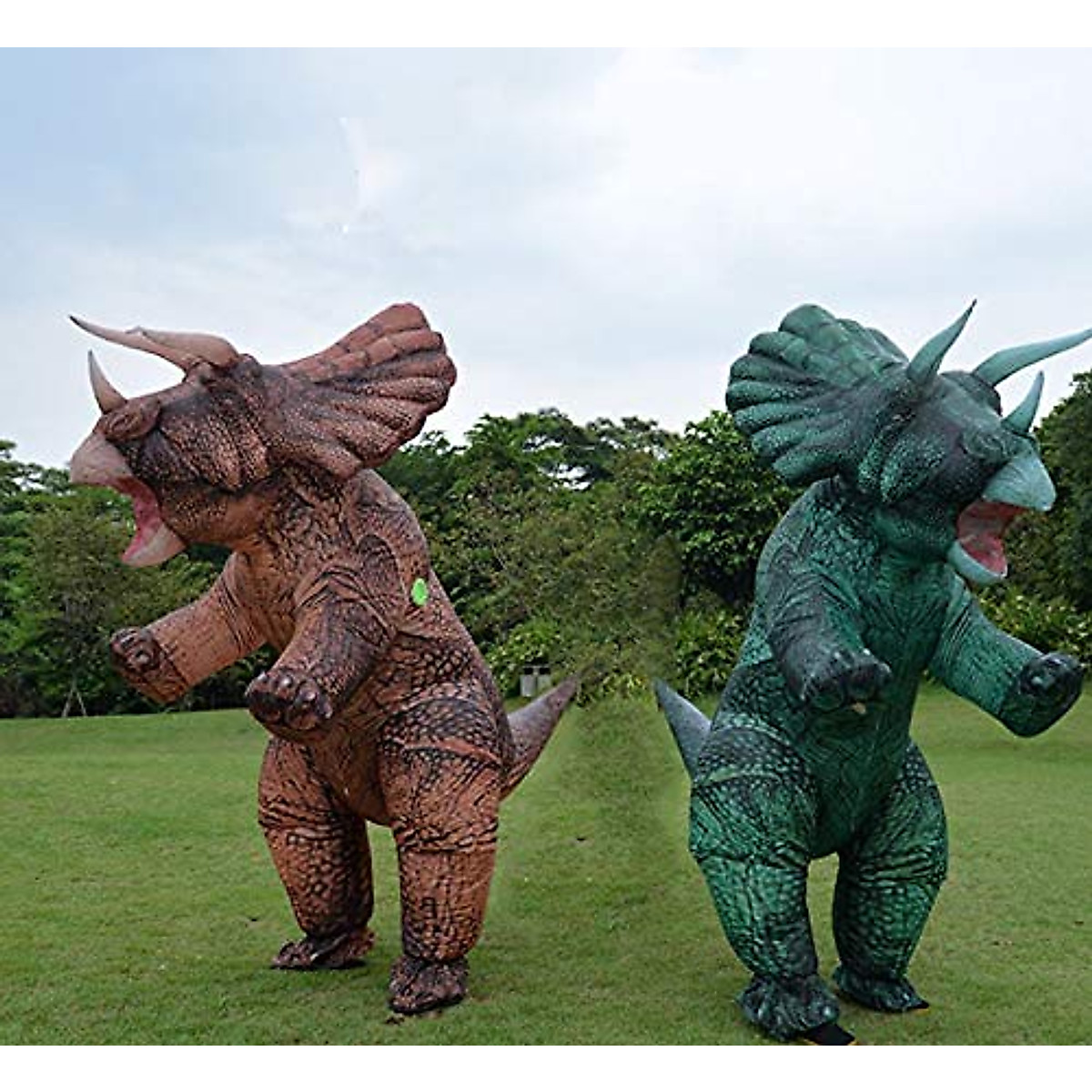 Cleacloud Mini Blower Fan for Dinosaur Costume,Green Upgrade Inflatable Costume Fans Replacement Blow up Blower Potable USB Air Pump