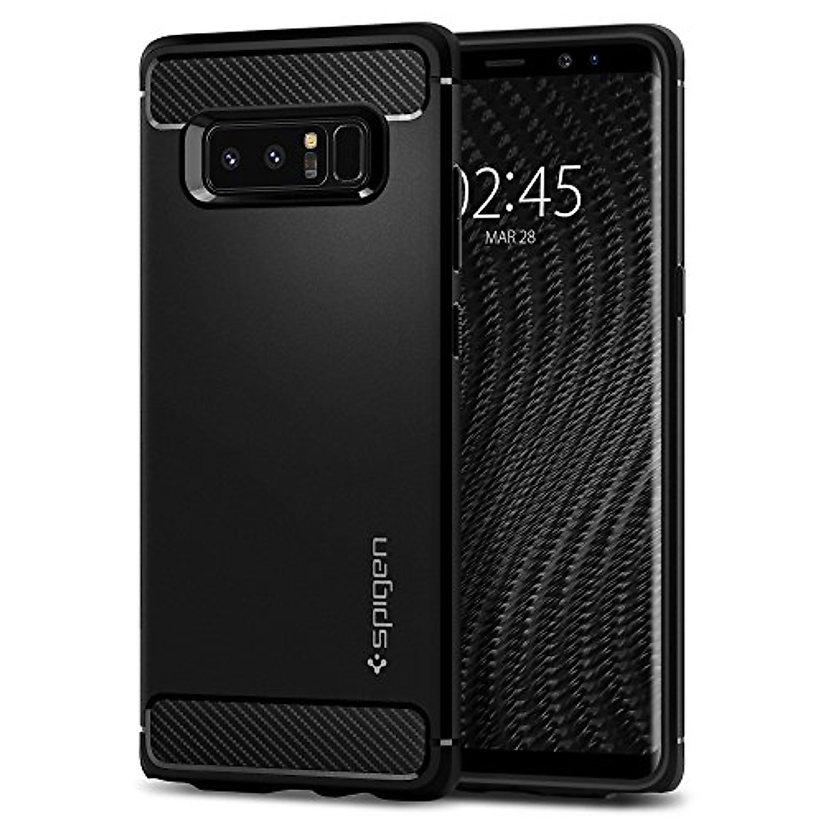 Spigen Rugged Armor Designed for Samsung Galaxy Note 8 Case (2017) - Matte Black