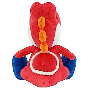 Little Buddy 1389 Super Mario All Star Collection Red Yoshi Plush, 7"