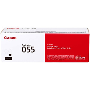 Canon 2 Pack CRG 055 Standard Capacity Toner Cartridge for MF743 & MF741 Printers, Black