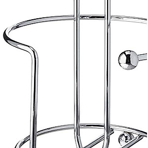 Spectrum Diversified Pantry Works Orbit Paper Towel Holder Stand for Countertop and Table Organization Kitchen Tool, Chrome