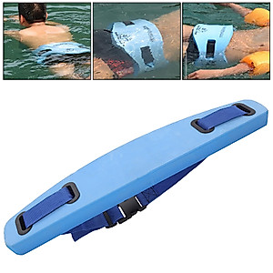Swimming Floatation Belt, Small Size Adjustable Swimming Buoyancy Belt Outdoor Swim Training Aid for Adult and Kids(Blue)