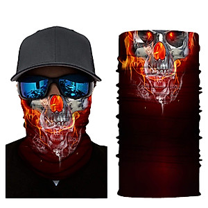 ACBungji Seamless Face Scarf Head Wraps headwear Bandana Headband Balaclava Neck Gaiter Multifunction