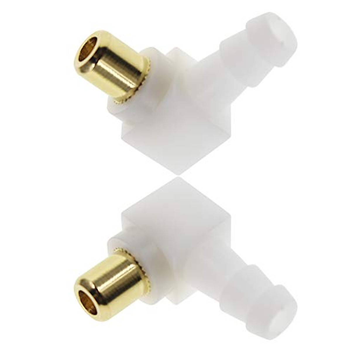 AUTOKAY Pack of 2 692317 493496 Carb Fuel Fitting Elbow Hose Connector Compatible with B&S 494451 Snowblower Lawn Tractor Generator Yardbird Chippe