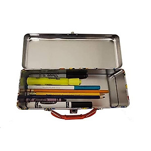 The Tin Box Company Bluey Pencil Box with Handle Clasp & Hinge, Model: 479407-12