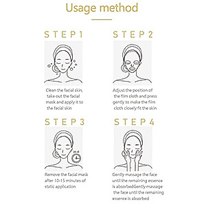 KOWLOON 24 Combo Pack Face Facial Mask, Hydrate, Nourishing, Cleansing, Radiance Boost, Soothe, For Women Men All Skin Types