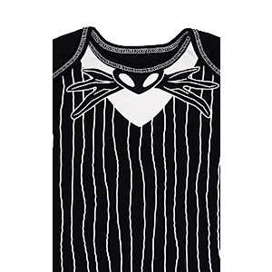 Disney Nightmare Before Christmas Jack Skellington Newborn Baby Boys Cosplay Bodysuit and Hat 3-6 Months