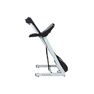 Sunny Health & Fitness SF-T7515 Smart Treadmill with Auto Incline, Speakers, Bluetooth, LCD and Pulse Monitor, Phone Function, 240 LB Max Weight , grey