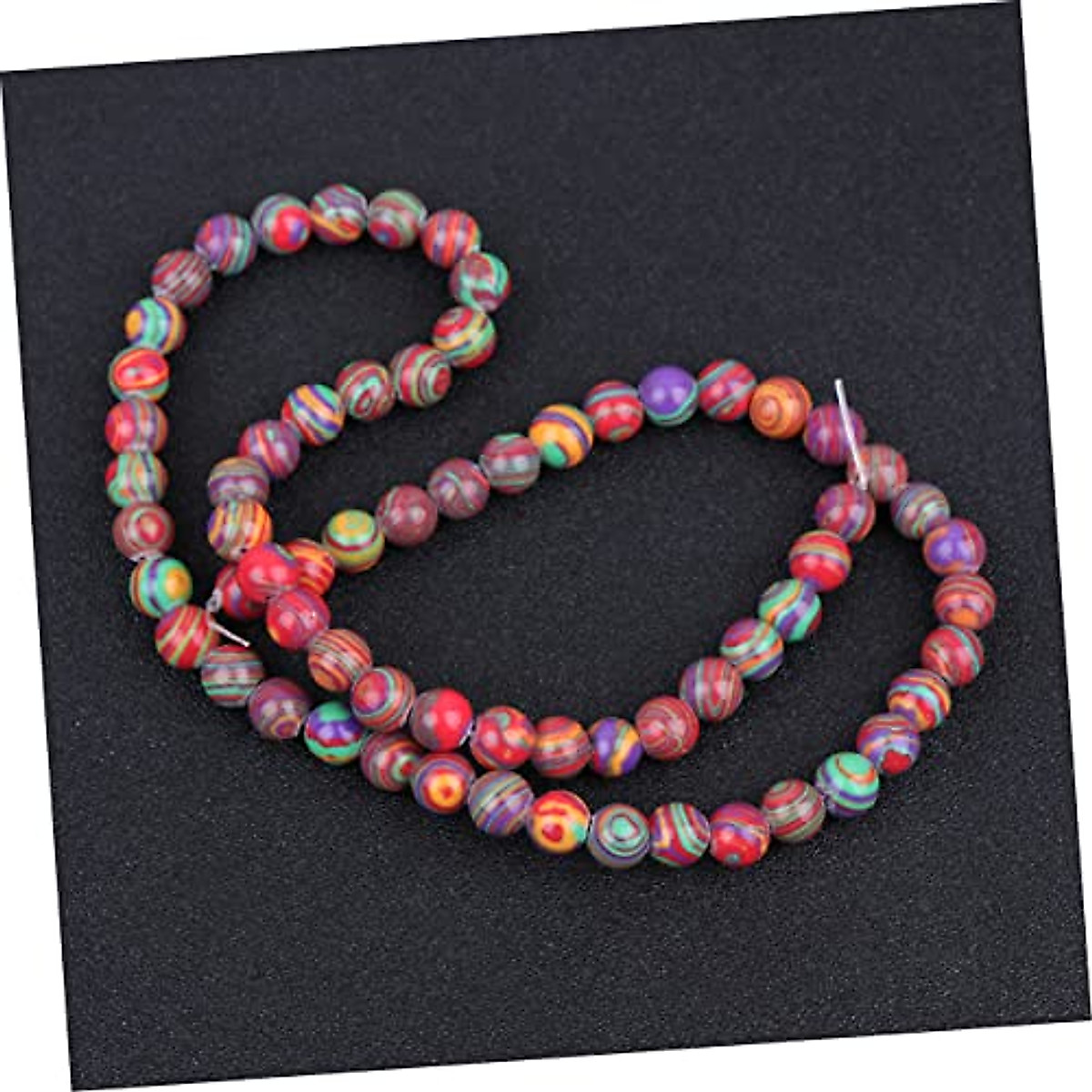 48pcs Bracelets in Bulk Jewelry Accessories Gemstone Bracelets Jewelry Making Accessories Malachite Beads DIY Accessories Kit Beading Kits Jewelry Beads Loose Beads Spacer Beads