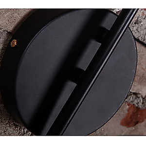 SDUYTEG 1 Light Outdoor Wall Lantern Clear Glass Matte Black Porch Lights Rustic Lantern Wall Sconce Outdoor for Outside Deck Garage Yard Front Door Garden Home