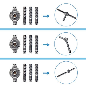 KER 30 in 1 T-Type Ratcheting Screwdriver Set with Magnetic Driver Kit - Versatile and Portable Tool Set for Daily Maintenance of Household Appliances, Bicycles, TVs, and Electric Sockets