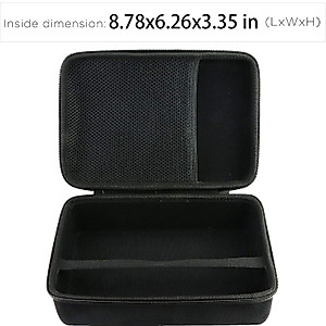 co2CREA Hard Carrying Case replacement for Zoom FOUR Bass Guitar Multi-Effects Processor Pedal (Zoom G1X B1X A1X FOUR Guitar Case, Black Case)