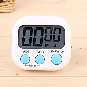VARWANEO 2PCS Digital Kitchen Timer Multifunctional Kitchen Baking Large-Screen Digital Reminder Counting Down Electronic Timer