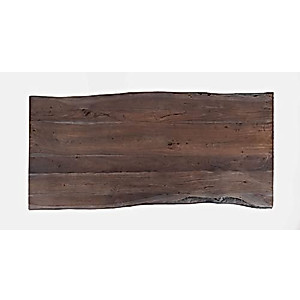 Jofran Nature's Live Edge Dining Table, 79', Slate
