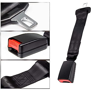 2 PCS Most Model Accessories Polyester Extension Comfortable and Convenient for Car Seats Universal，Ships from the US (9.0 Inch)
