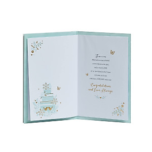 UK Greetings Son & Daughter-In-Law Wedding Card With Envelope - Pretty Cake Design