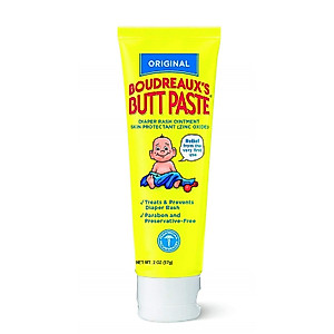 Boudreaux's Butt Paste Diaper Rash Ointment | Original Formula | 2-Ounces Tube | 1-Unit