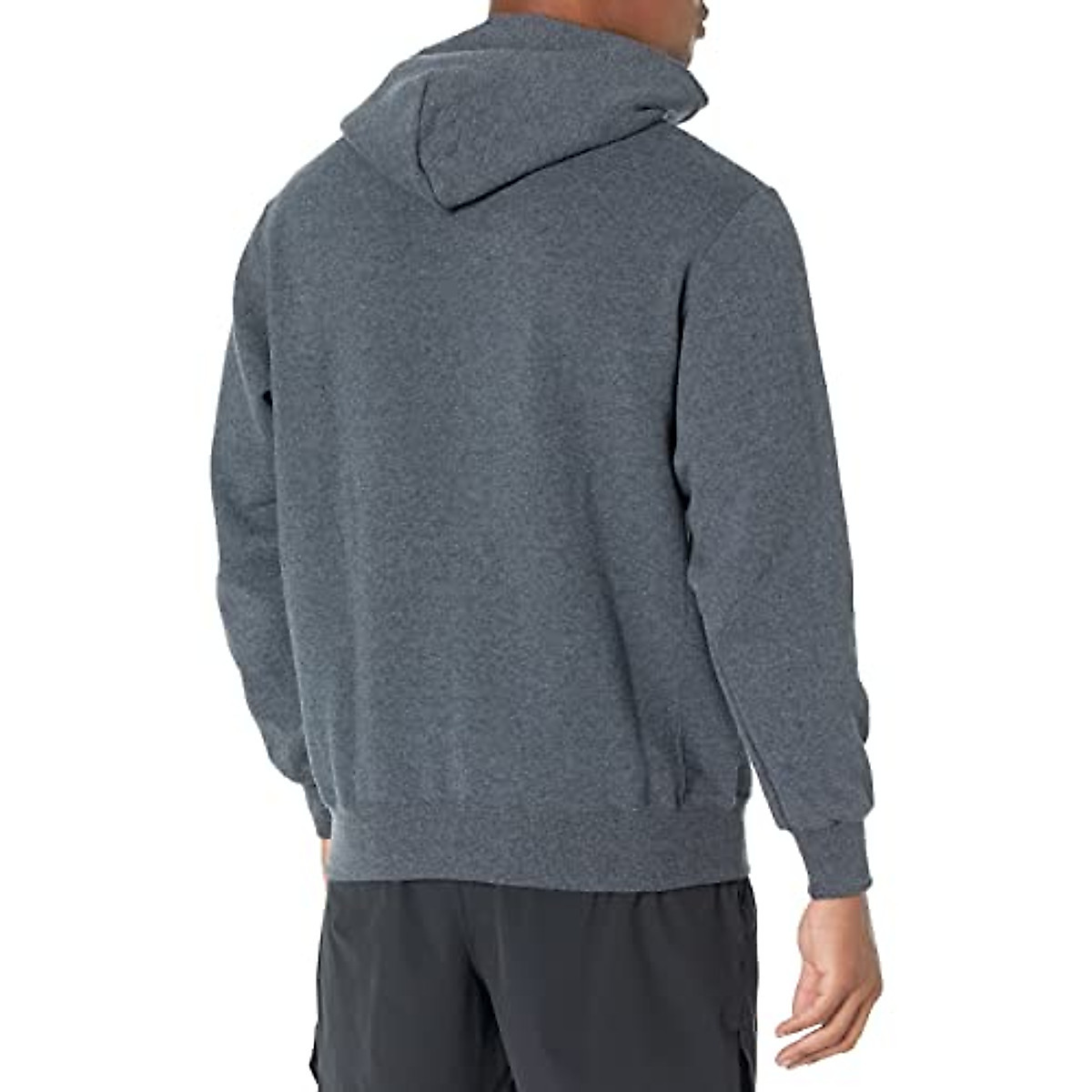 Russell Athletic Men's Dri-Power Pullover Fleece Hoodie, Black Heather, XX-Large