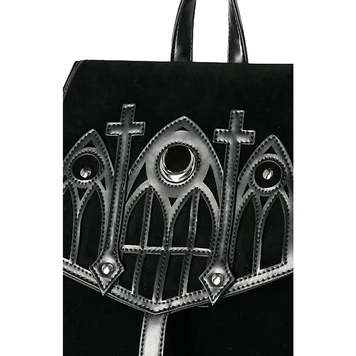 Restyle Stained Glass Cathedral Backpack Gothic Studded Moon Alternative Punk