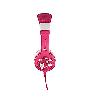 Tonies Foldable Wired Headphones for Kids - Comfortably Designed to fit On-Ear - Works with Toniebox and All 3.5mm Devices - Pink