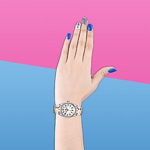 SIBOSUN Wrist Watch for Nurse, Medical Students, Doctors - Unisex Easy to Read Watches 12/24 Hour with Second Hand Water Resistant Silicone Band Quick Release White