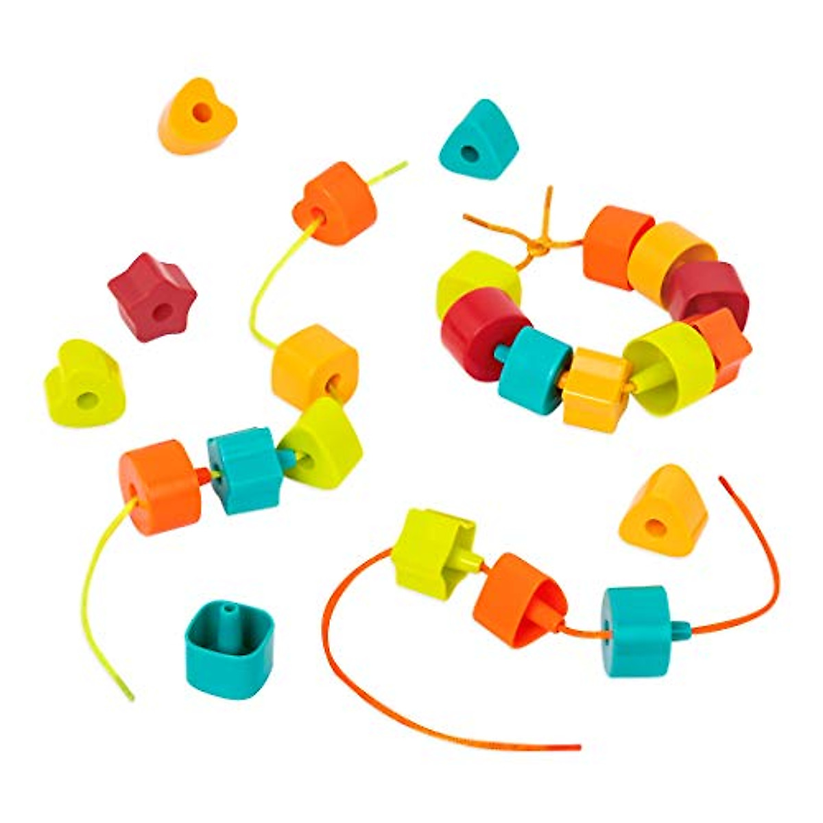 Battat - Toddler Peg Board - Stacking Peg Board Set - Fine Motor Skills Toy - Therapy Toy - 31 pcs - Count & Match Pegboard - 2 Years +