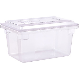 CFS 1061207 StorPlus Stackable Food Storage Container, 5 Gallon Tall, Clear