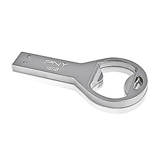 PNY 16GB Bottle Opener USB Drive (P-FDU16GBOP-GES3)