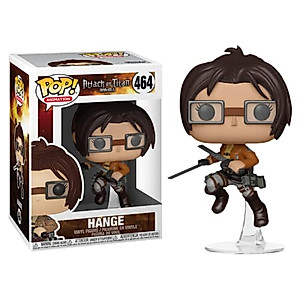 POP Attack on Titan Hange Zoe Funko Pop Vinyl Figure Bundled with Compatible Pop Box Protector Case Multicolored 3.75 inches