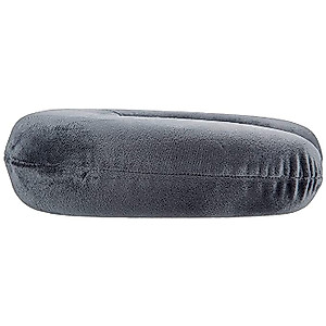 Swarg Homes Super Comfy Grey Neck Pillow Rest Cushion for Travel in Flight car Train Airplane for Sleeping for Men and Women for Comfort in Neck at Office and Home