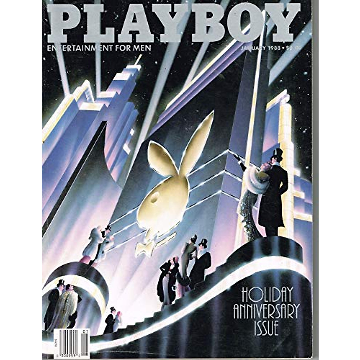 Playboy January 1988 Holiday Anniversary Issue - Arnold Schwarzenegger Single Issue Magazine – 1900