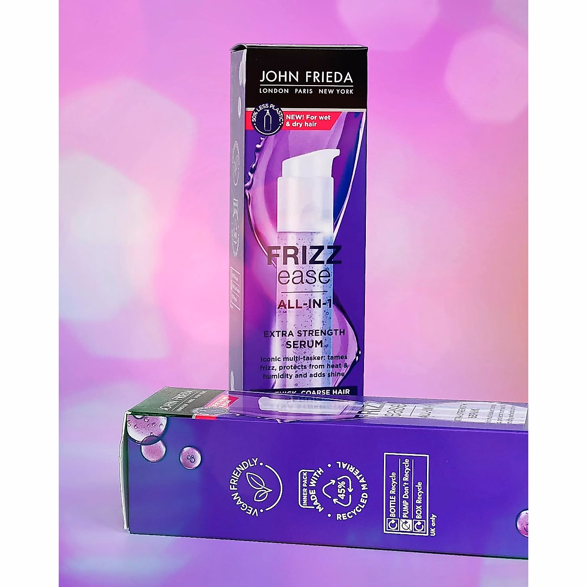 John Frieda Frizz-Ease Extra Strength 6 Effect Serum, 1.69 Ounce (3 Pack)