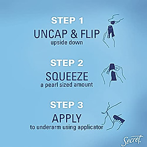 Secret Derma+ Invisible Gel Antiperspirant & Deodorant, Cooling With Vitamin B5 + Aloe, 48 Hr., 2.5 Oz