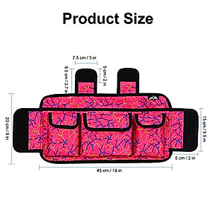 supregear Walker Bag, Walker Basket for Folding Walker for Seniors with Multiple Pockets and Zippered Compartment, Water Resistant Walker Attachment Storage Bag