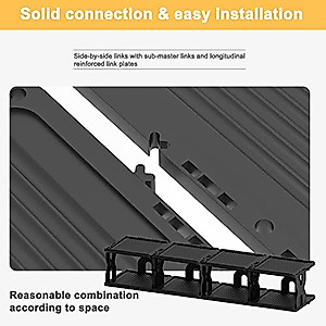 uapryti Shoe Rack Organizer - Free Standing Shoe Racks for Closets Entryway,Free Combination Shoe Storage (White+Black, 6-Tier)