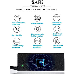 19.5V Power Supply Compatible with Sony Bravia KDL-32 KDL-40 KDL-42 KDL-48 KDL-55 KDL-32W700B KDL-40R510C KDL-40W600B KDL-42W650A KDL48W590B KDL48W600B KDL55W650D Smart LED LCD HDTV Screen TV